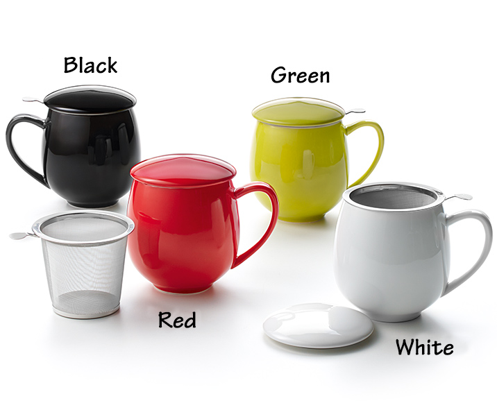 Saara Porcelain Infuser Mug: The Tea Table